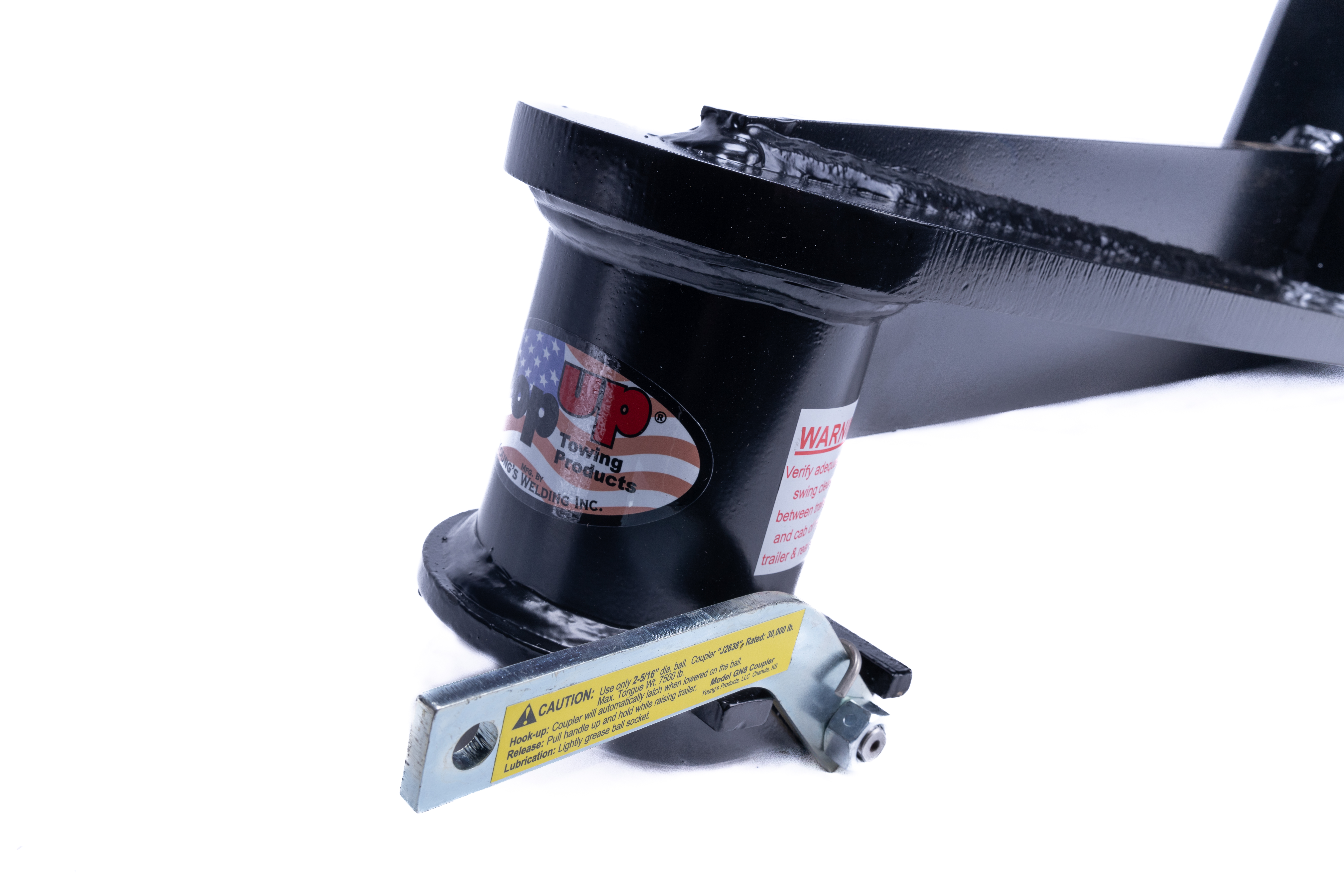 Extended Gooseneck Trailer Coupler from Hitches & Couplers